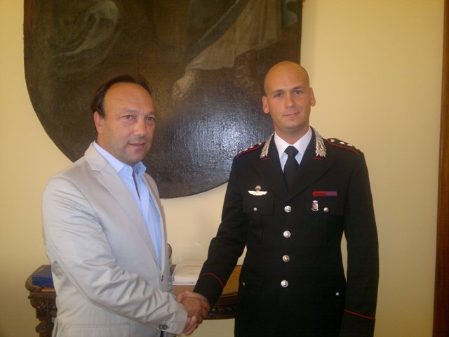 Milazzo. Il sindaco incontra il nuovo comandante dei Carabinieri