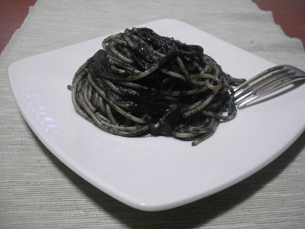 Spaghetti al nero di seppia
