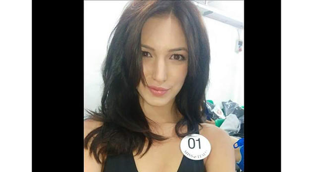 Itala. Miss Italia, Clara Muscherà in corsa per la corona. Schermo ...