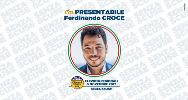La campagna di Ferdinando Croce: “I’m presentabile”. E chiede un voto ...