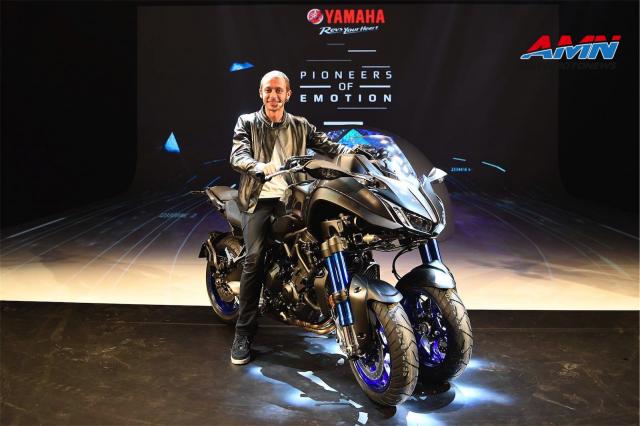 Una moto a tre ruote? Eccola, si chiama Yamaha Niken
