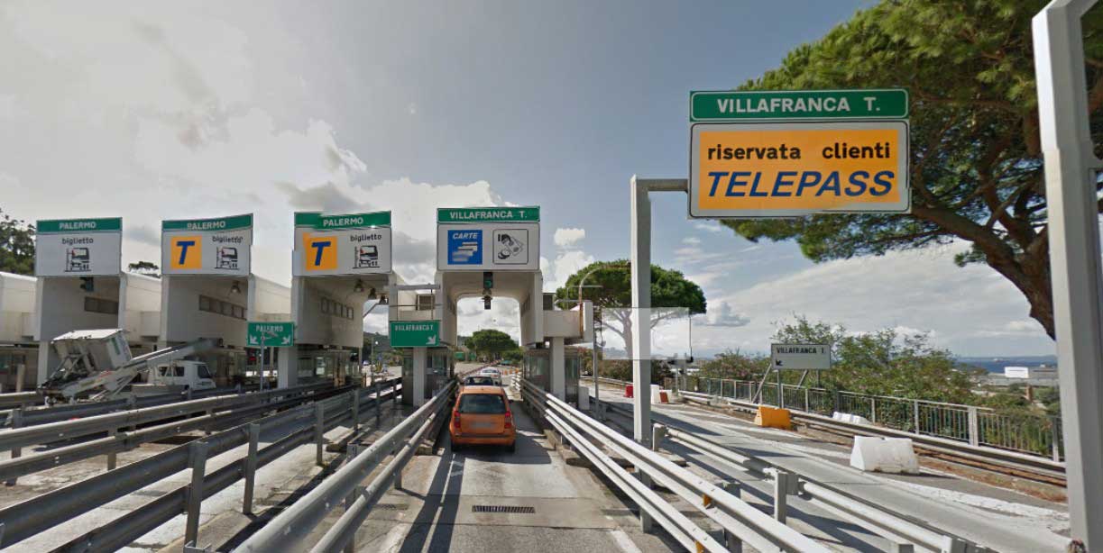 Casello di Villafranca, giovedì telepass chiuso (direzione Palermo) per ...