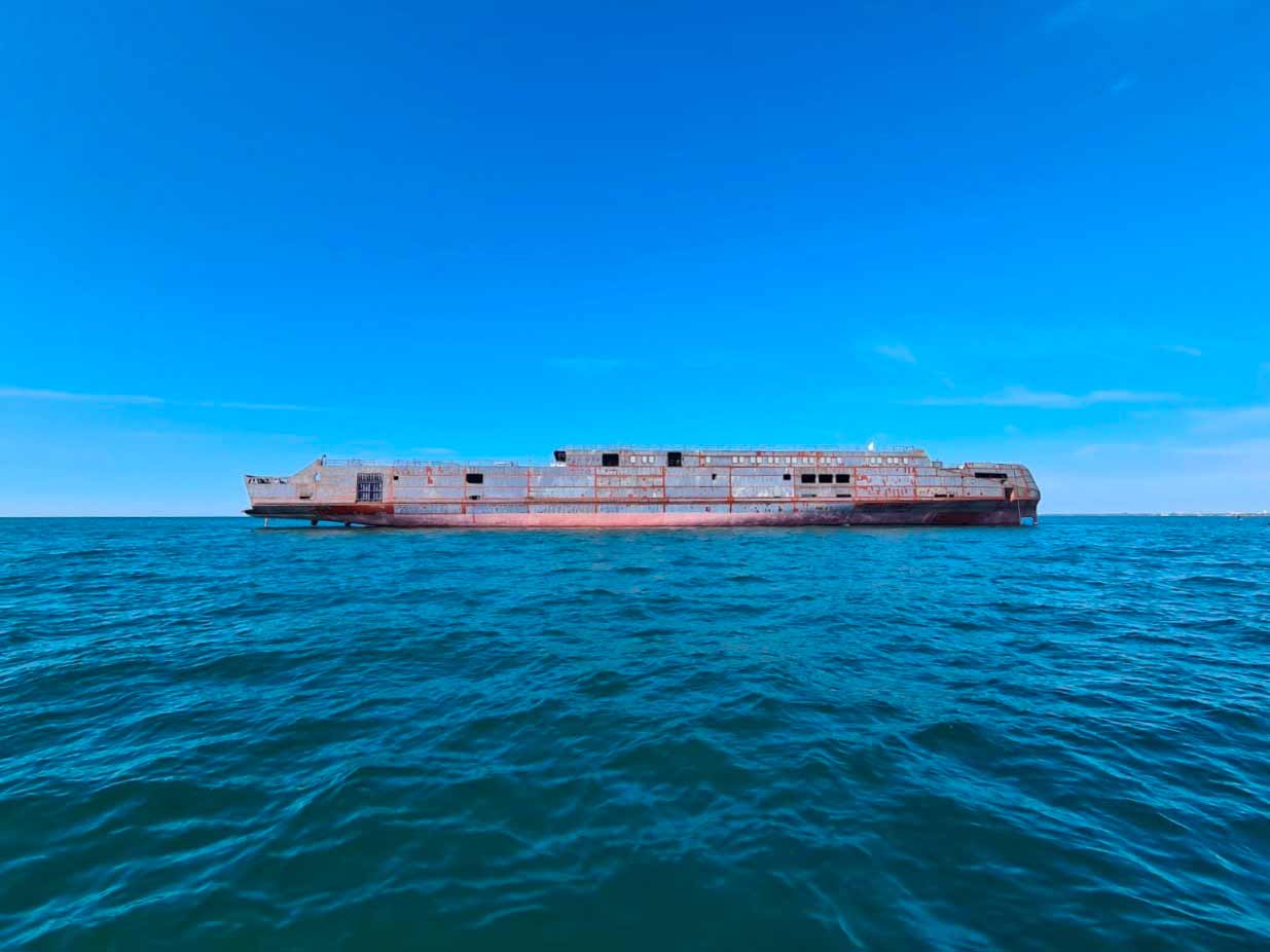 La nuova nave Rfi Iginia per la prima volta sullo Stretto di Messina. VIDEO