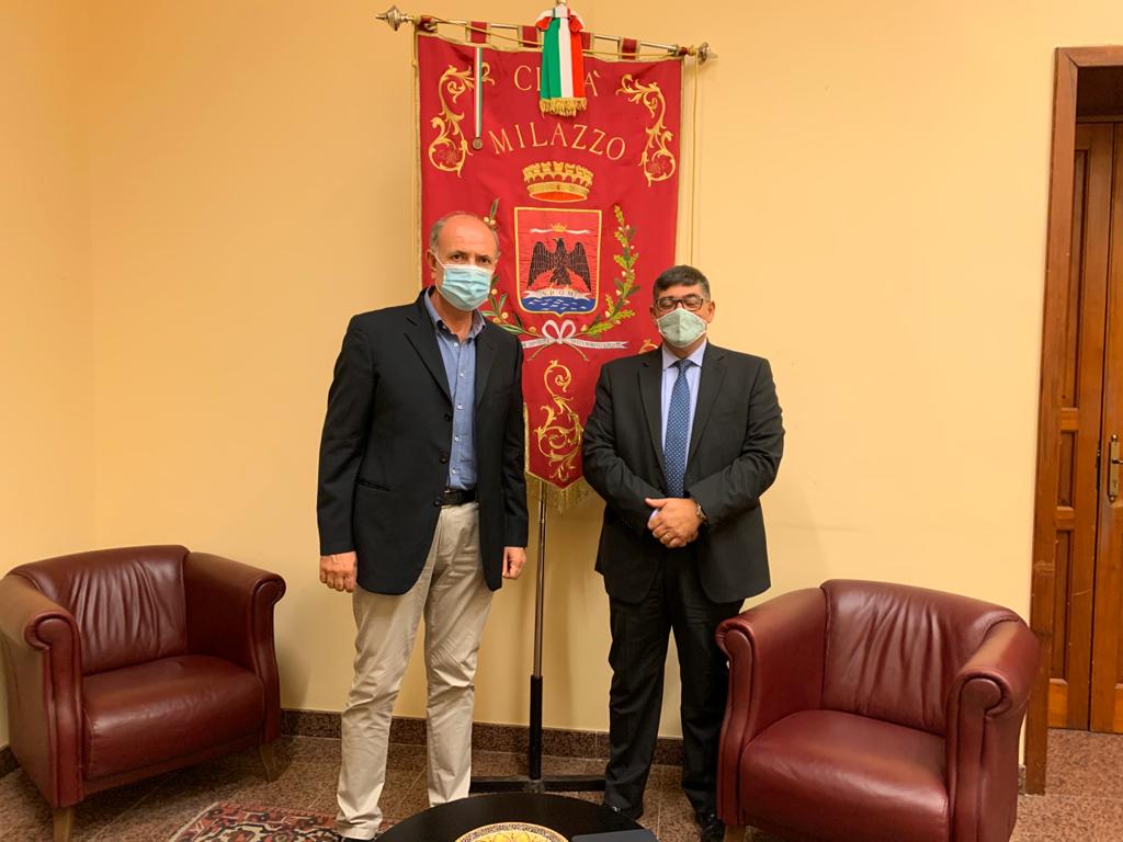 Milazzo. Midili punta al rilancio della portualità, l'incontro con Mega