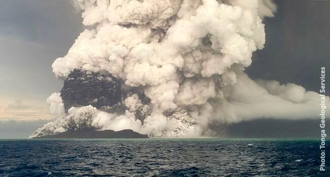 La violentissima eruzione di Tonga: possibili conseguenze sul clima ...