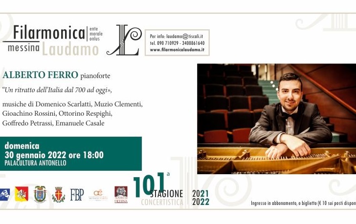 Alberto Ferro in concerto al Palacultura
