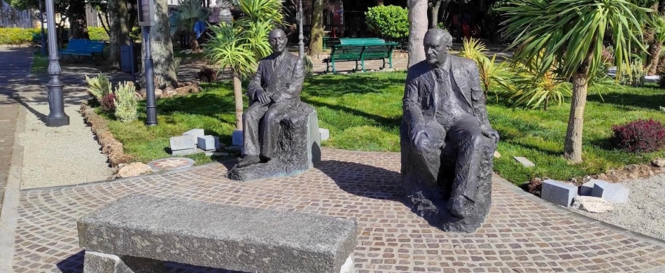 Palmi, inaugurato il monumento a Francesco Cilea e a Leonida Repaci