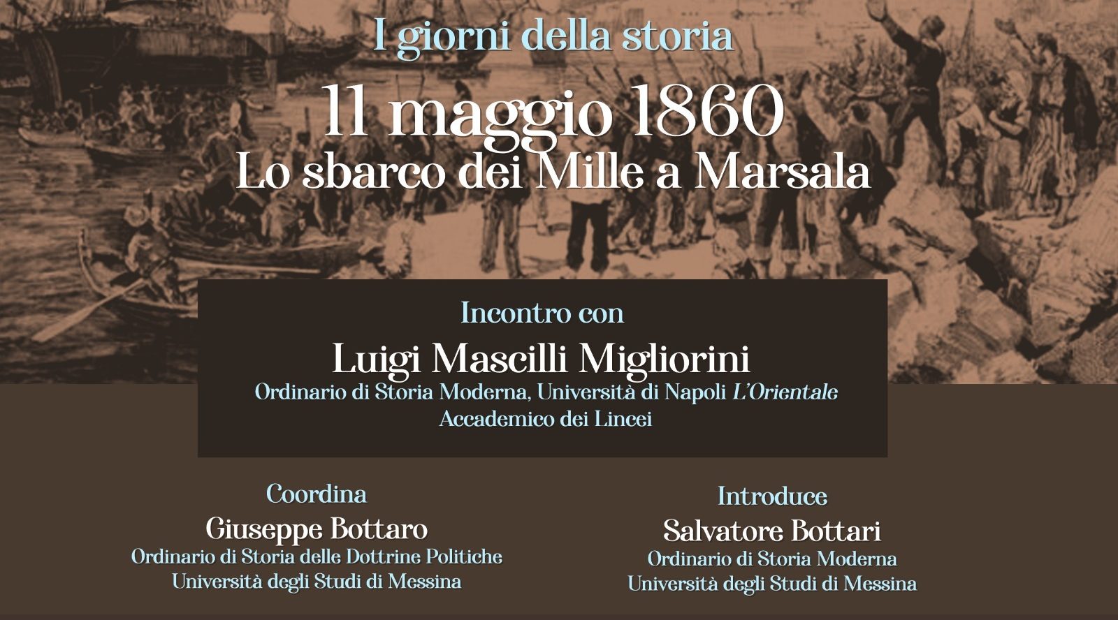A Messina "I giorni della storia": l'incontro con Luigi Mascilli Migliorini