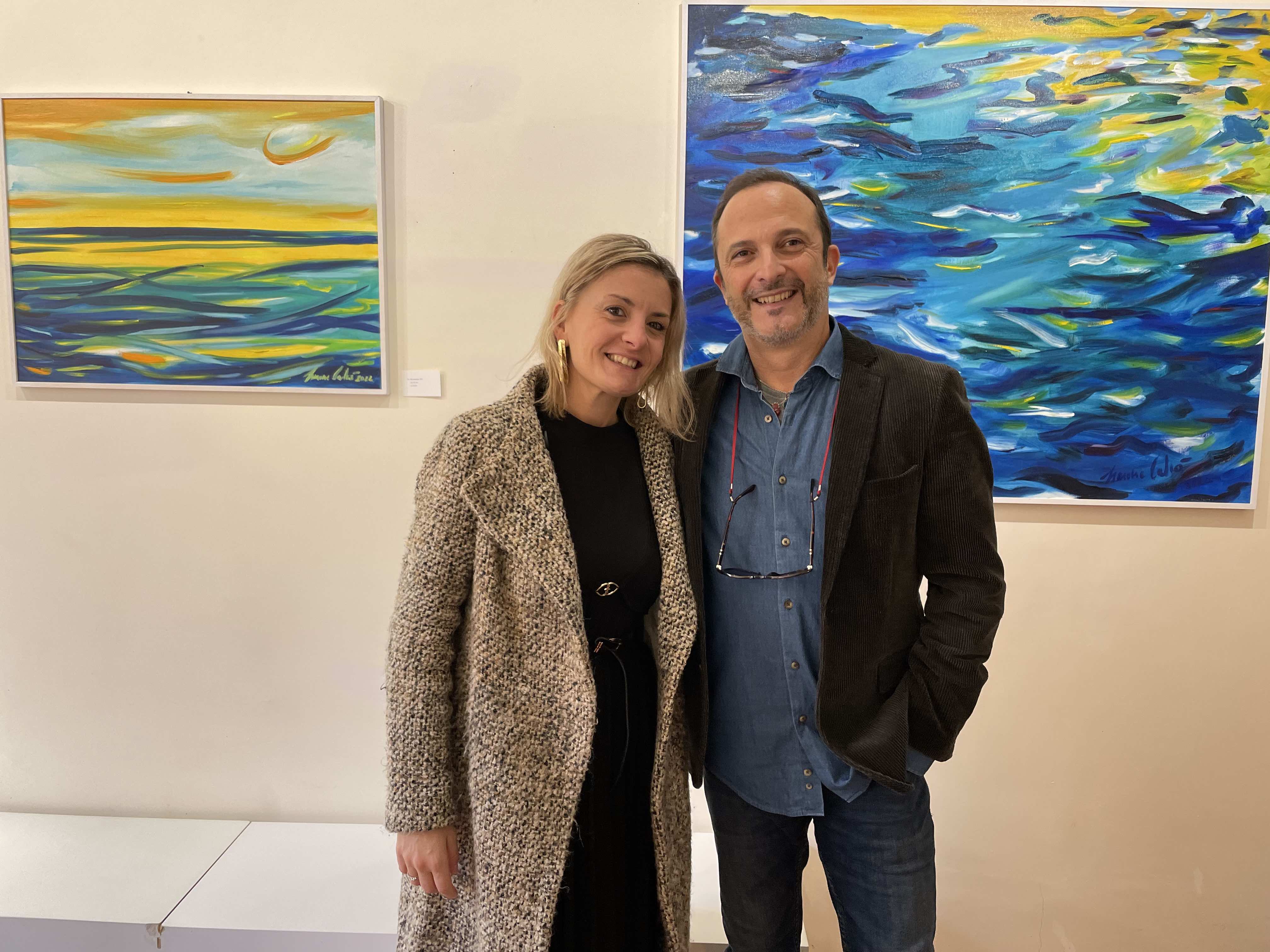 Le opere di Simone Caliò esposte allo studio "Cocco Arte"