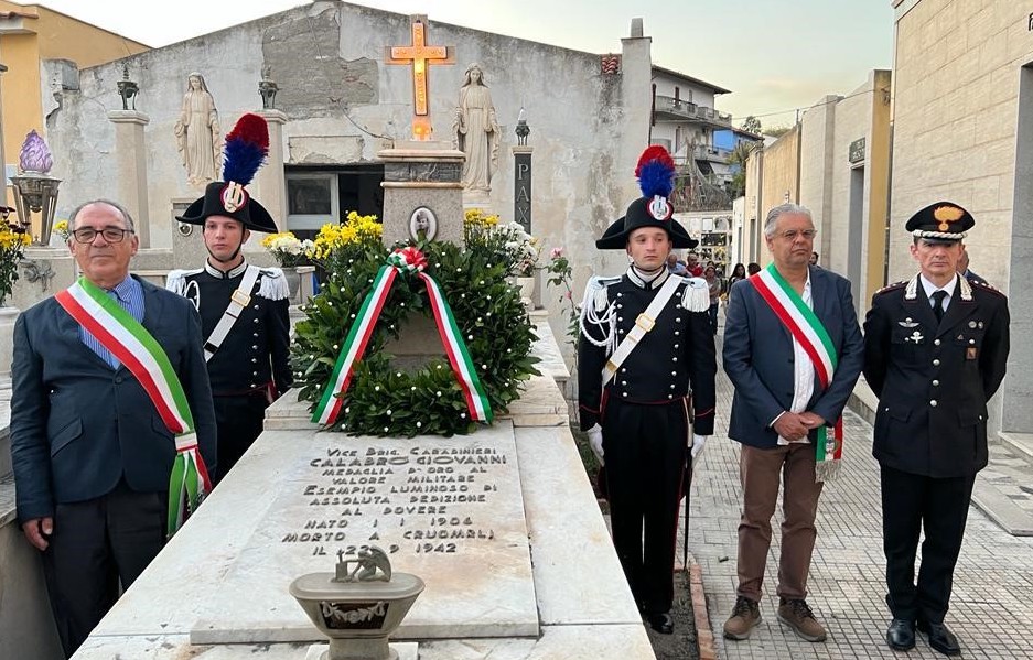 Commemorati gli 80 anni dalla morte del vice brigadiere Giovanni Calabrò