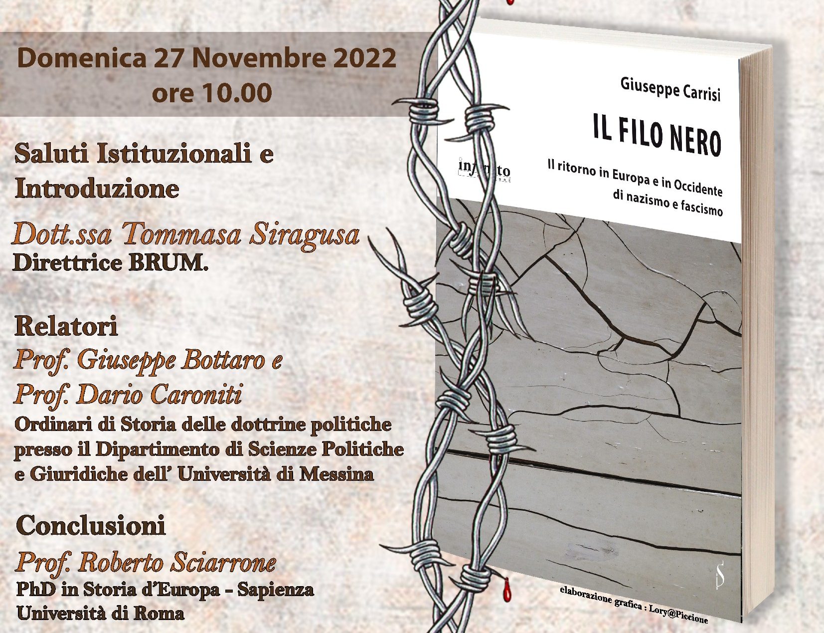 "Il filo nero", il libro di Carrisi fa il punto su nazismo e fascismo