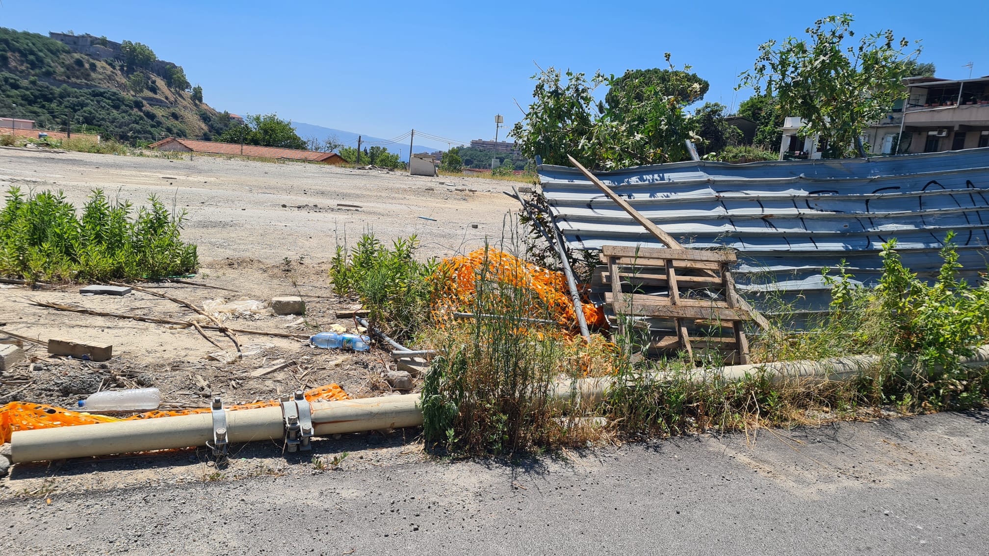 "L'area sbaraccata di Bisconte è in abbandono e a rischio ambientale"