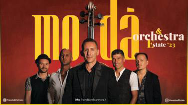 Modà & orchestra a Taormina per festeggiare 20 anni di grande successi
