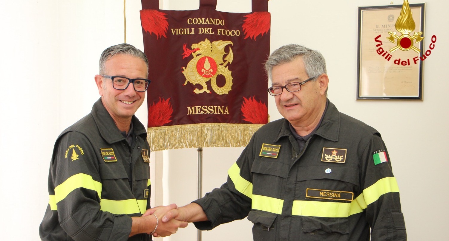 Messina. Si è insediato il nuovo comandante provinciale dei Vigili del Fuoco