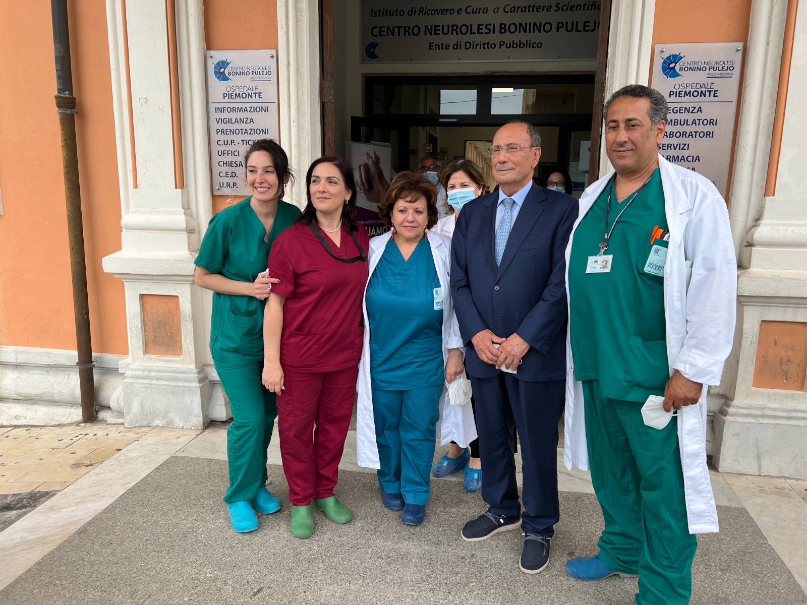 Schifani all'ospedale Piemonte di Messina. "Neuroriabilitazione d'eccellenza"