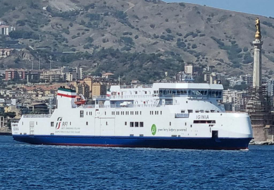 Stretto di Messina, La nave Iginia di Rfi ancora più green
