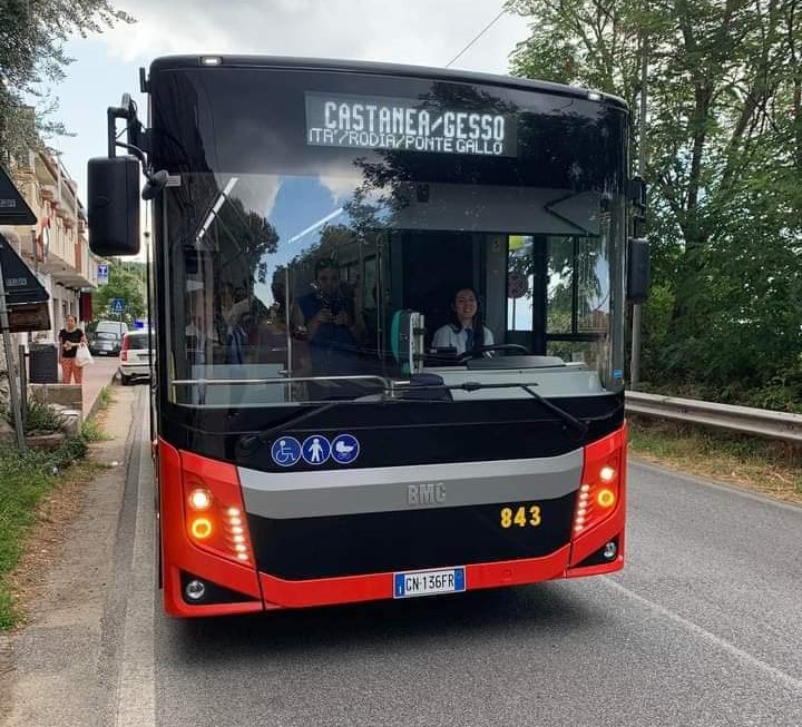 Messina. Atm inaugura la linea Castanea-Gesso