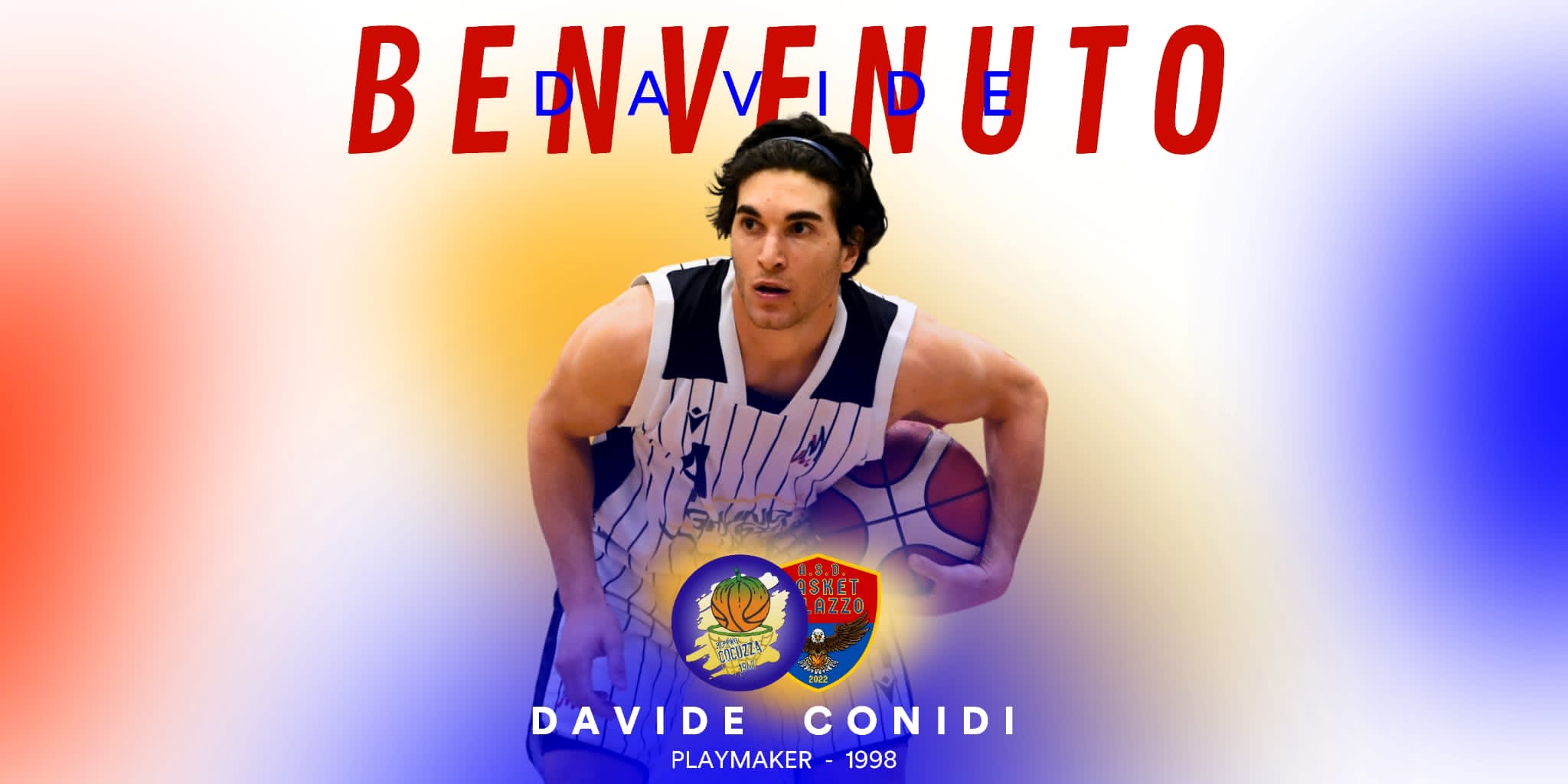 Davide Conidi nel roster della Peppino Cocuzza Basket Milazzo