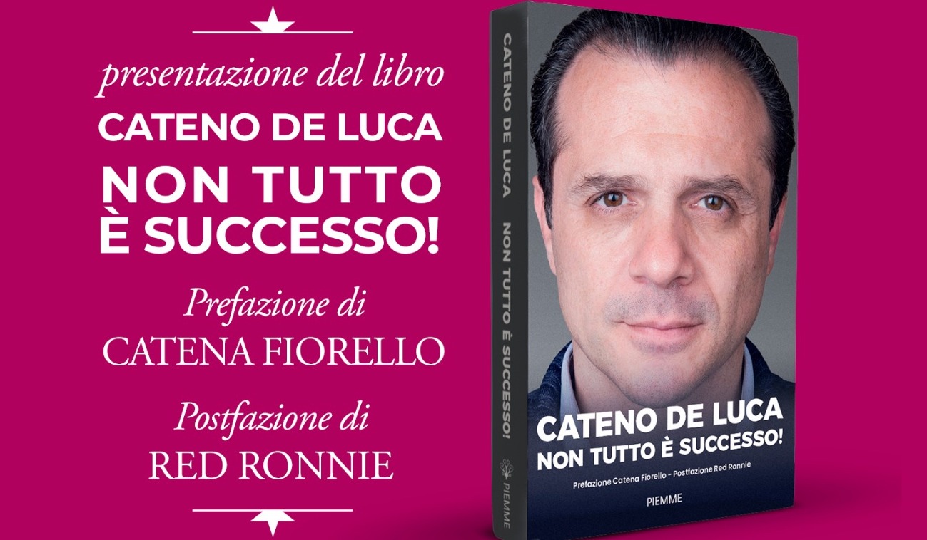 "Non tutto è successo!", Cateno De Luca presenta il suo nuovo libro ...