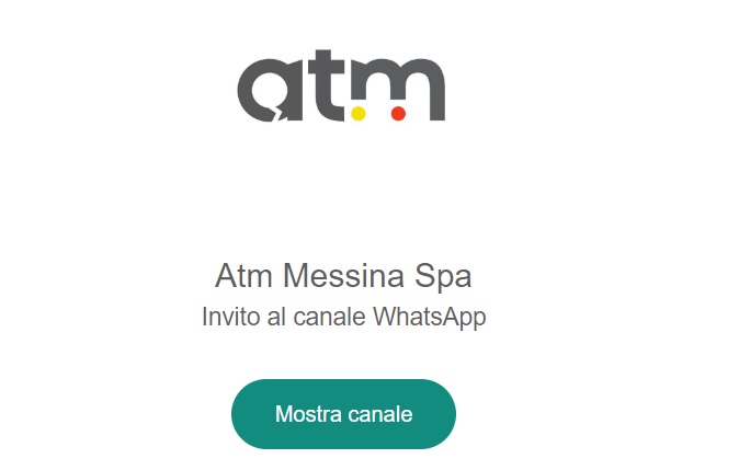 Nasce il canale Whatsapp di Atm Messina. Informazioni in tempo reale