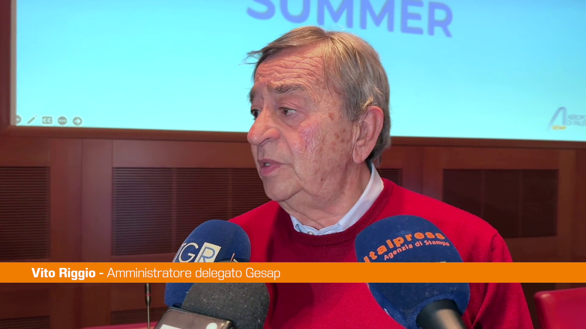 Aeroporto Palermo, Riggio "Il valore dello scalo è cresciuto"