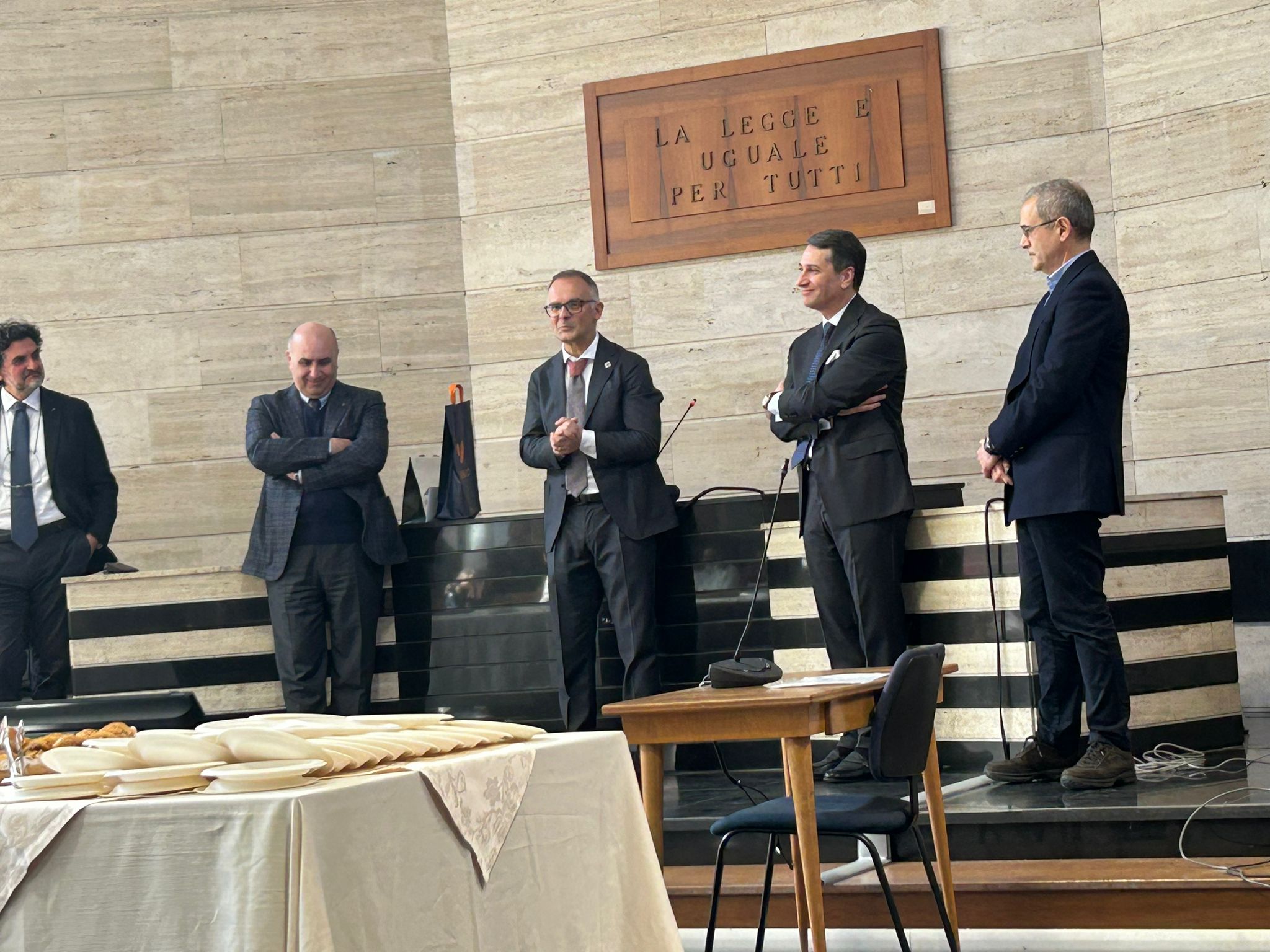 Tribunale di Patti, il saluto del giudice Scavuzzo