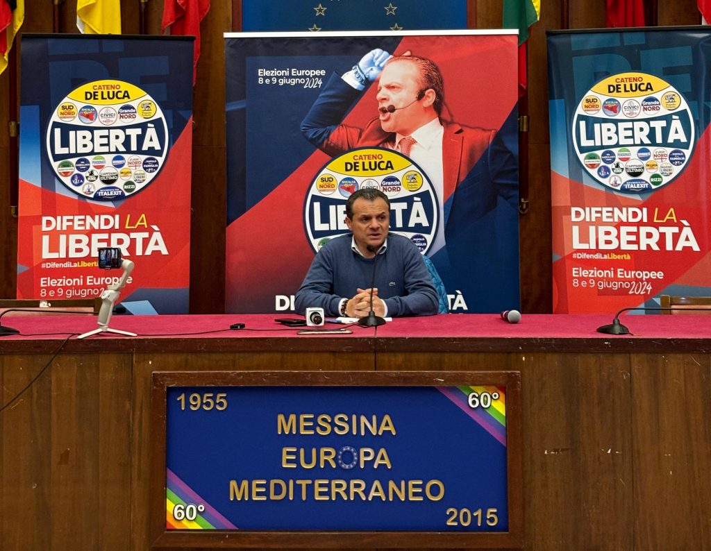 Cateno De Luca a Messina: "Vi racconto la mia Libertà"