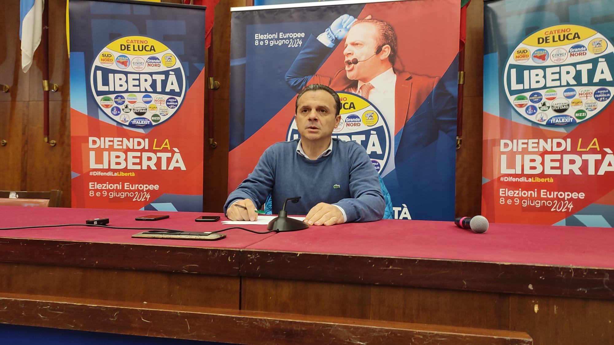 "Libertà", i comizi di De Luca a Taormina, Messina e Caltagirone