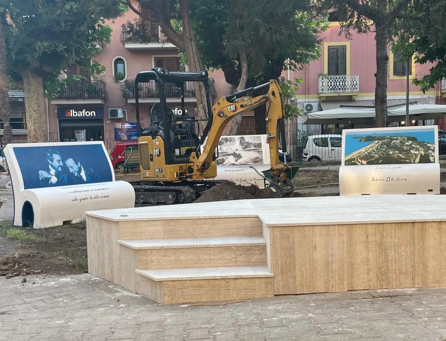 Milazzo, a Villa Nastasi panchine letterarie su Falcone e Borsellino