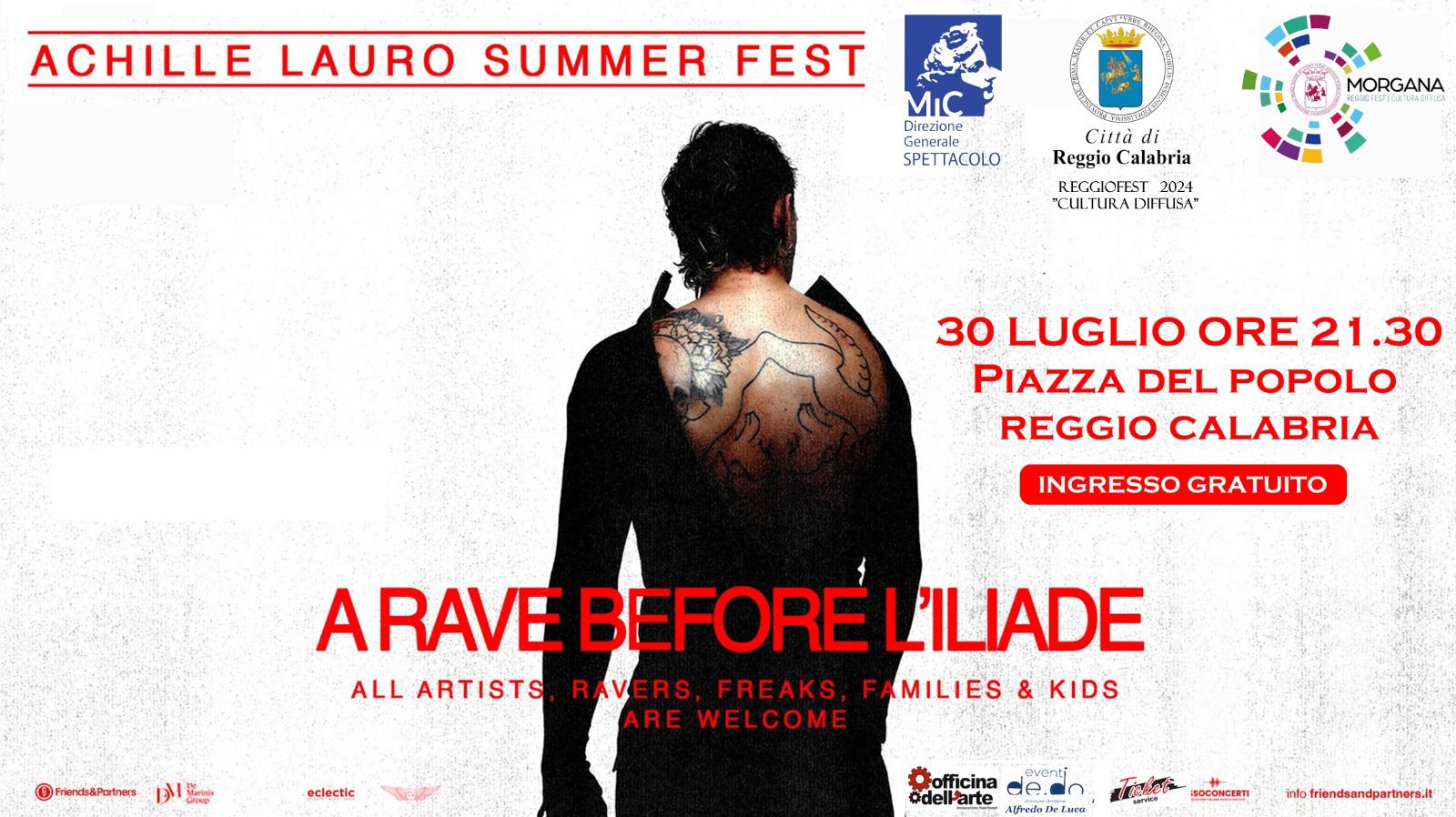 Reggio. L'estate reggina si accende con Achille Lauro a Piazza del Popolo