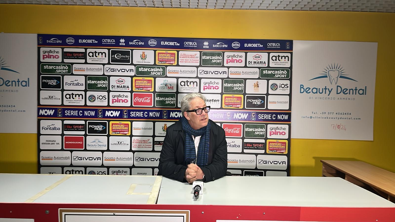 Il presidente Alaimo non parla, il Messina rinvia la conferenza stampa