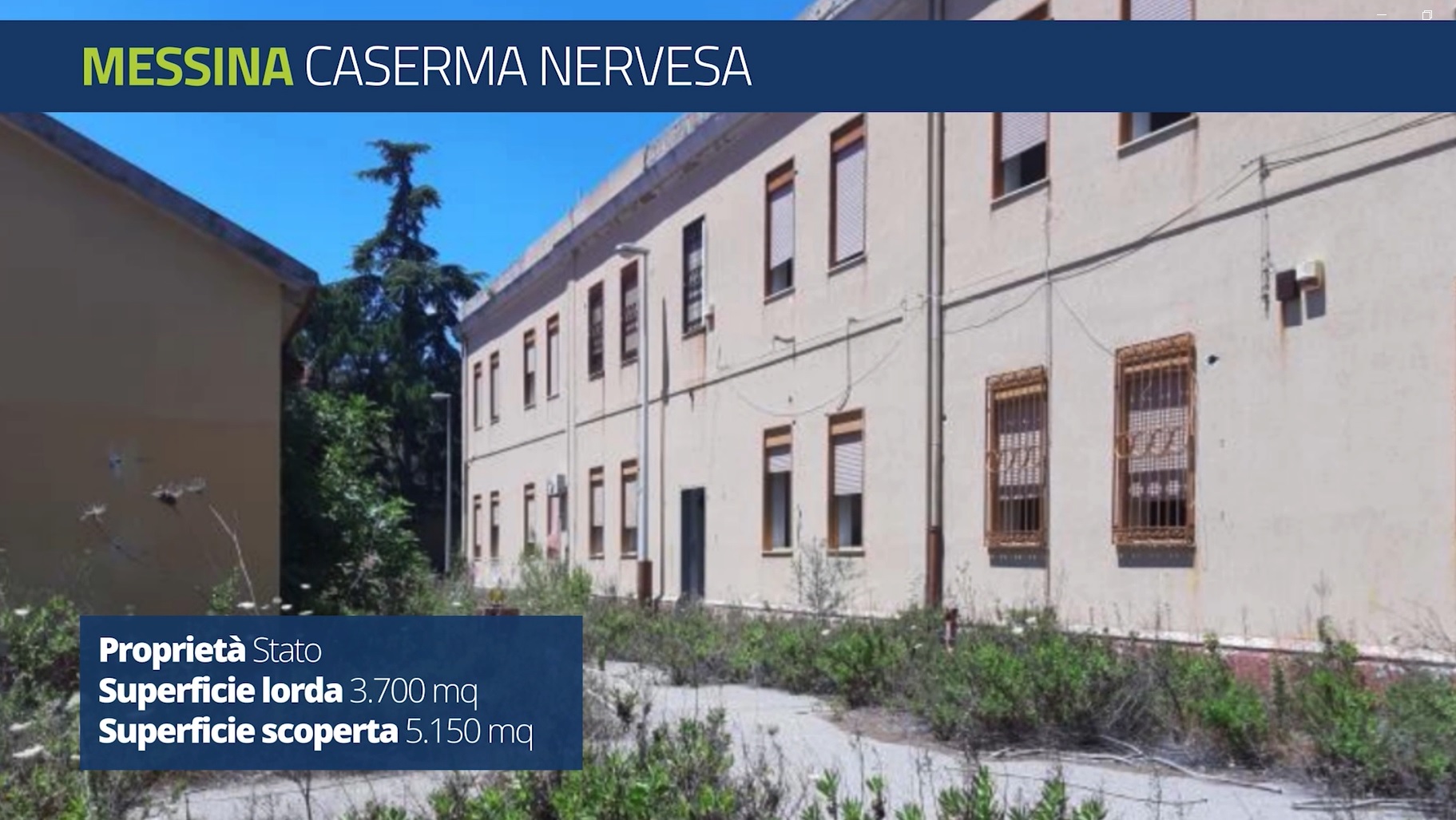 Messina. Al via la demolizione dell'ex caserma Nervesa: al suo posto 50 ...