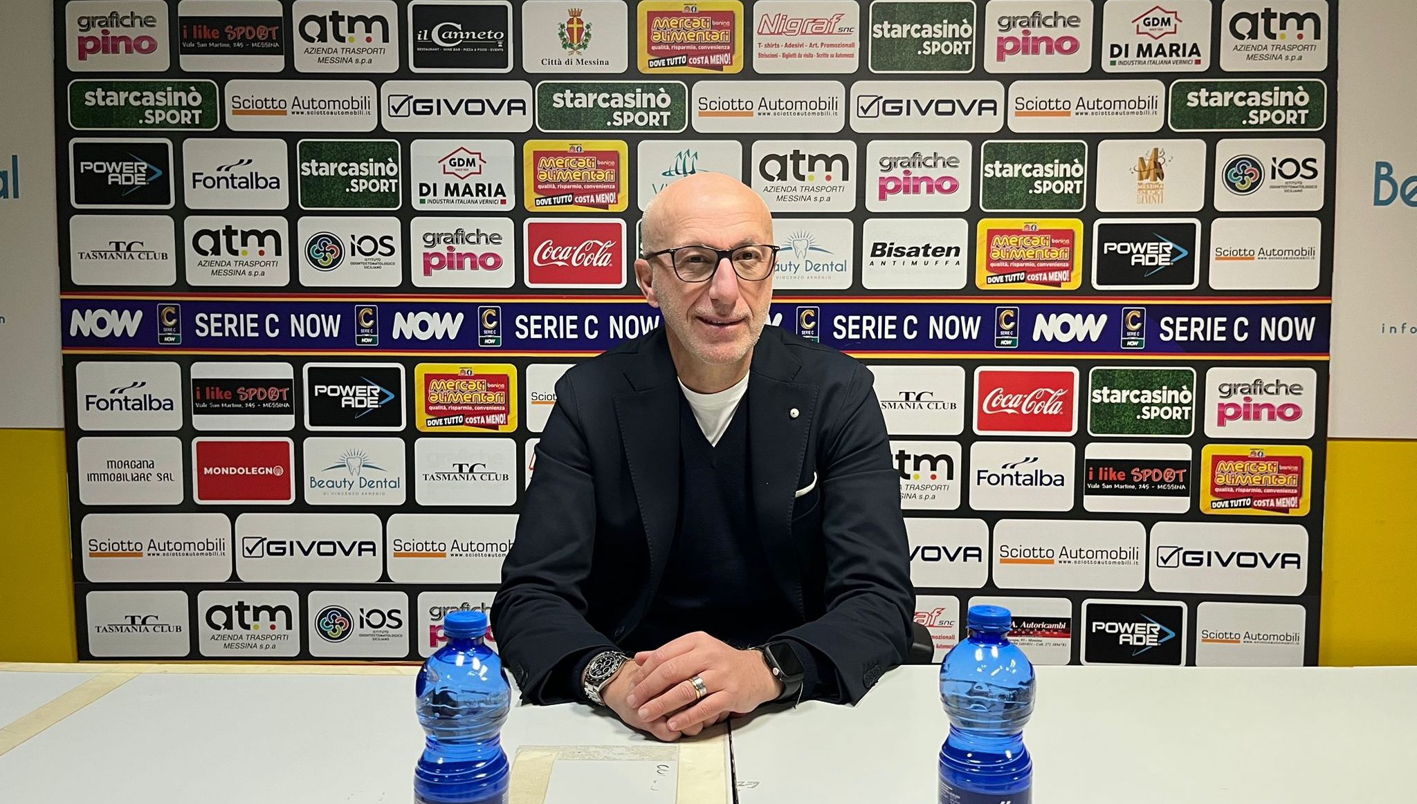 Il Messina presenta il nuovo allenatore, Banchieri: "Mi piacciono le ...
