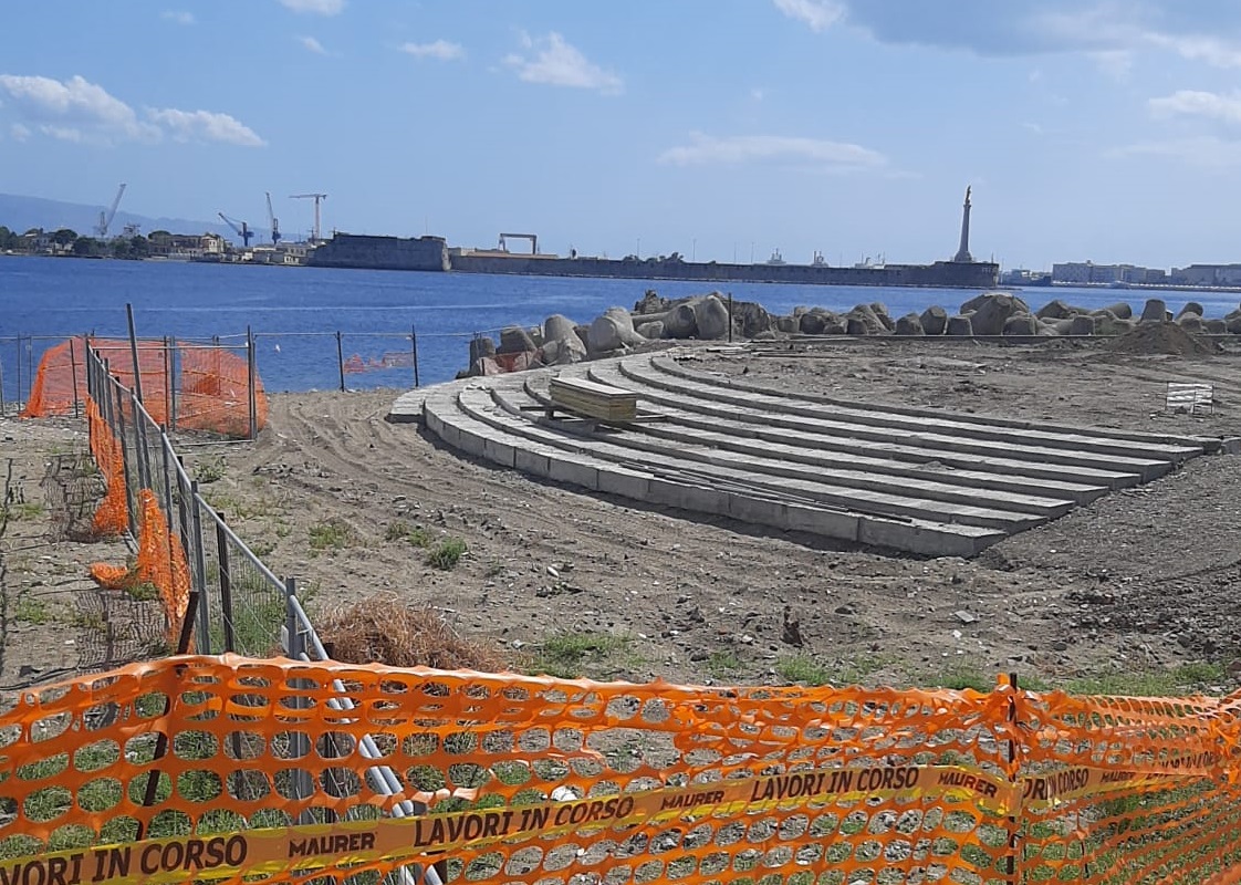 Messina. "Il nuovo lungomare in Fiera sarà aperto in estate" FOTO