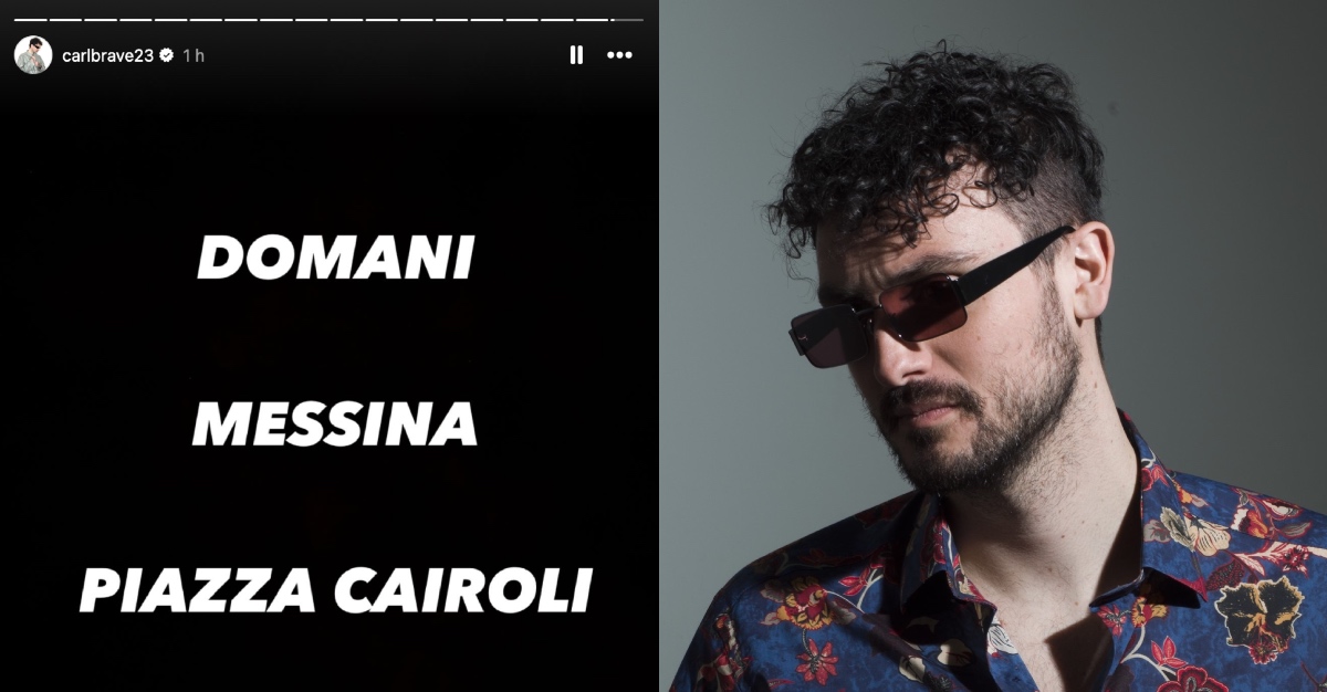 Lo "street tour" di Carl Brave arriva in piazza Cairoli a Messina