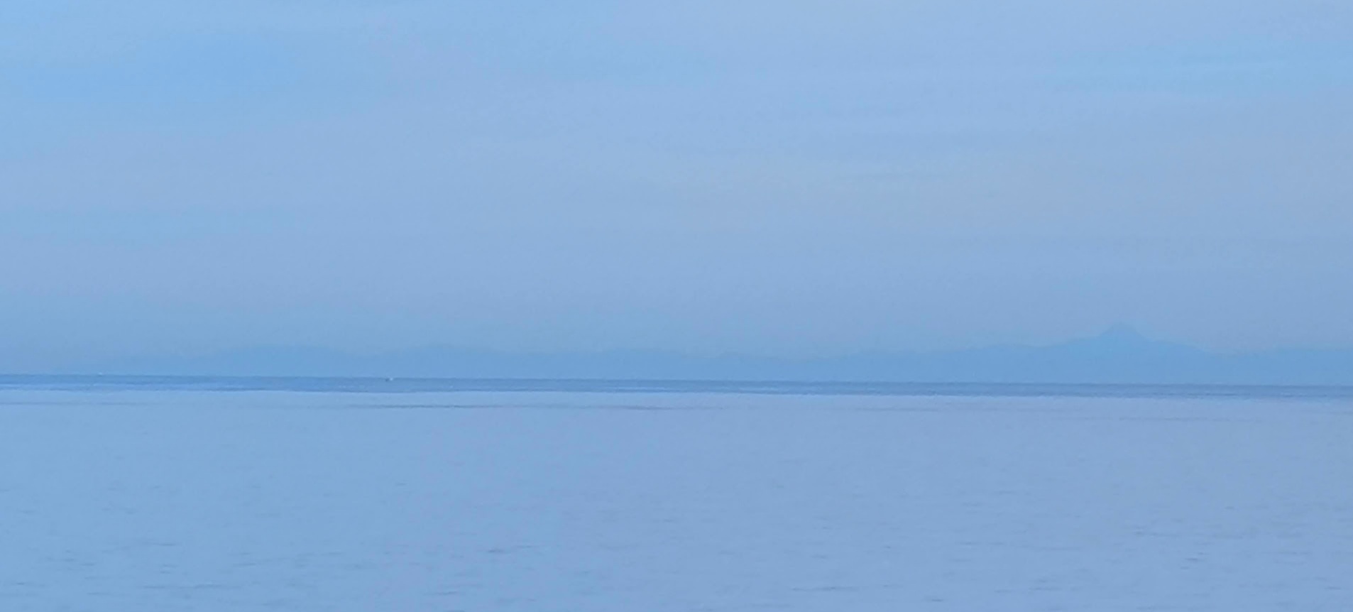 Giornata limpida, da Messina nord la vista fino alle montagne cosentine