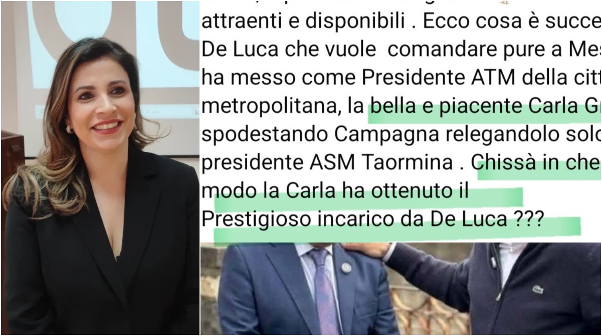 "Bella e piacente, chissà come ha ottenuto l'incarico...", post ...