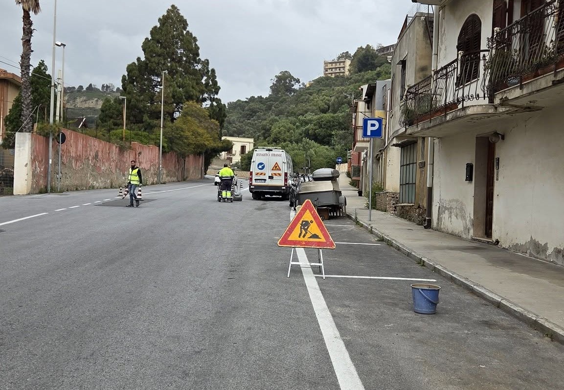 Via Comunale Bisconte, finalmente i lavori per la segnaletica