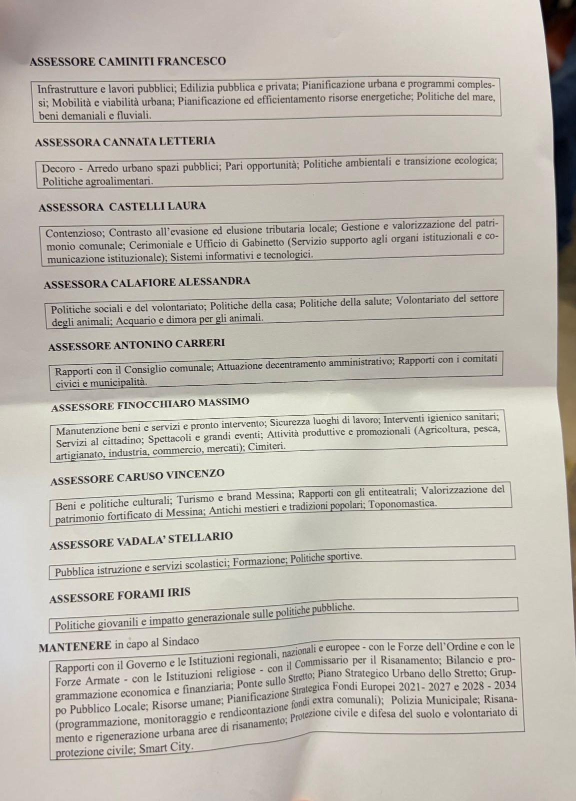 Messina, ecco la nuova Giunta Basile: gli assessori e le deleghe tra ...