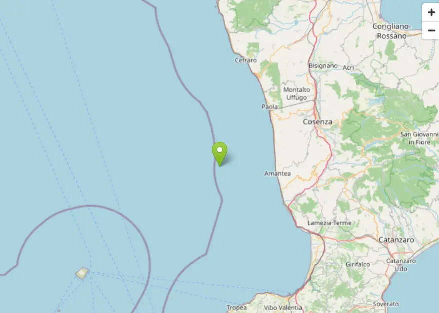 Forte scossa di terremoto in Calabria dopo la mezzanotte, trema anche ...