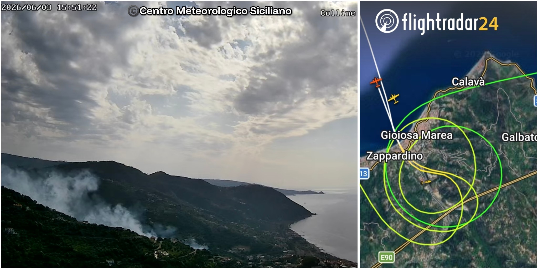 Incendio a Gioiosa Marea, trovato il corpo carbonizzato di un 90enne